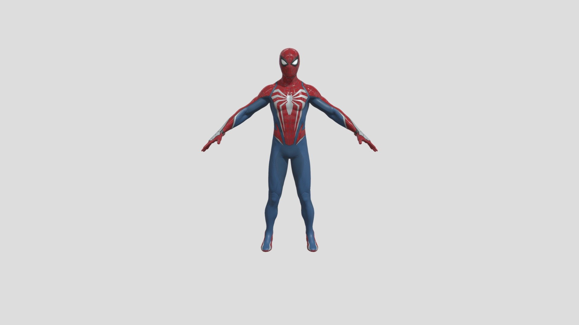 Marvels Spider Man 2 Spider Man Advanced Suit Download Free 3d Model