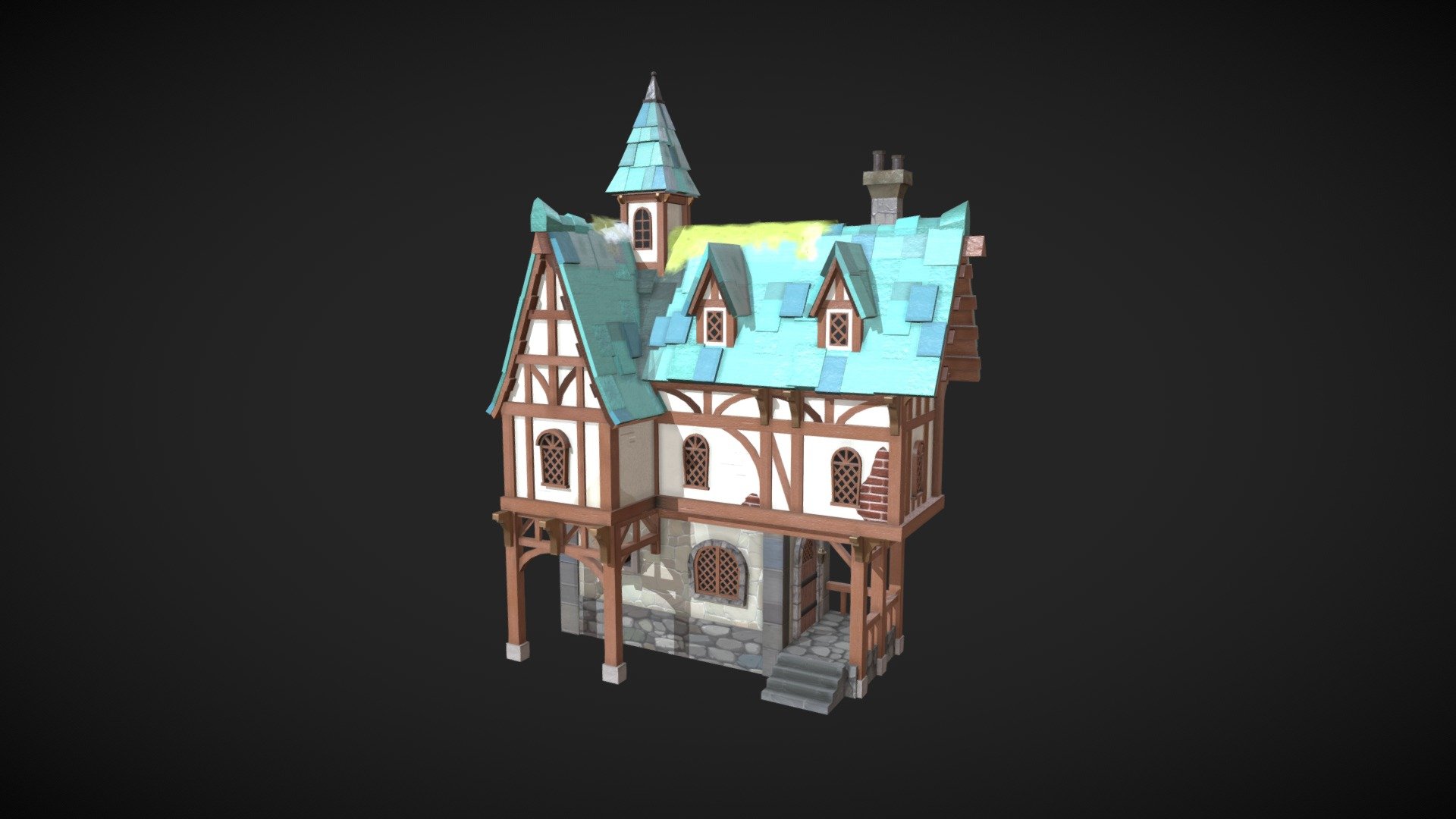 medieval house - 3D model by serendipity0059 [9871c03] - Sketchfab