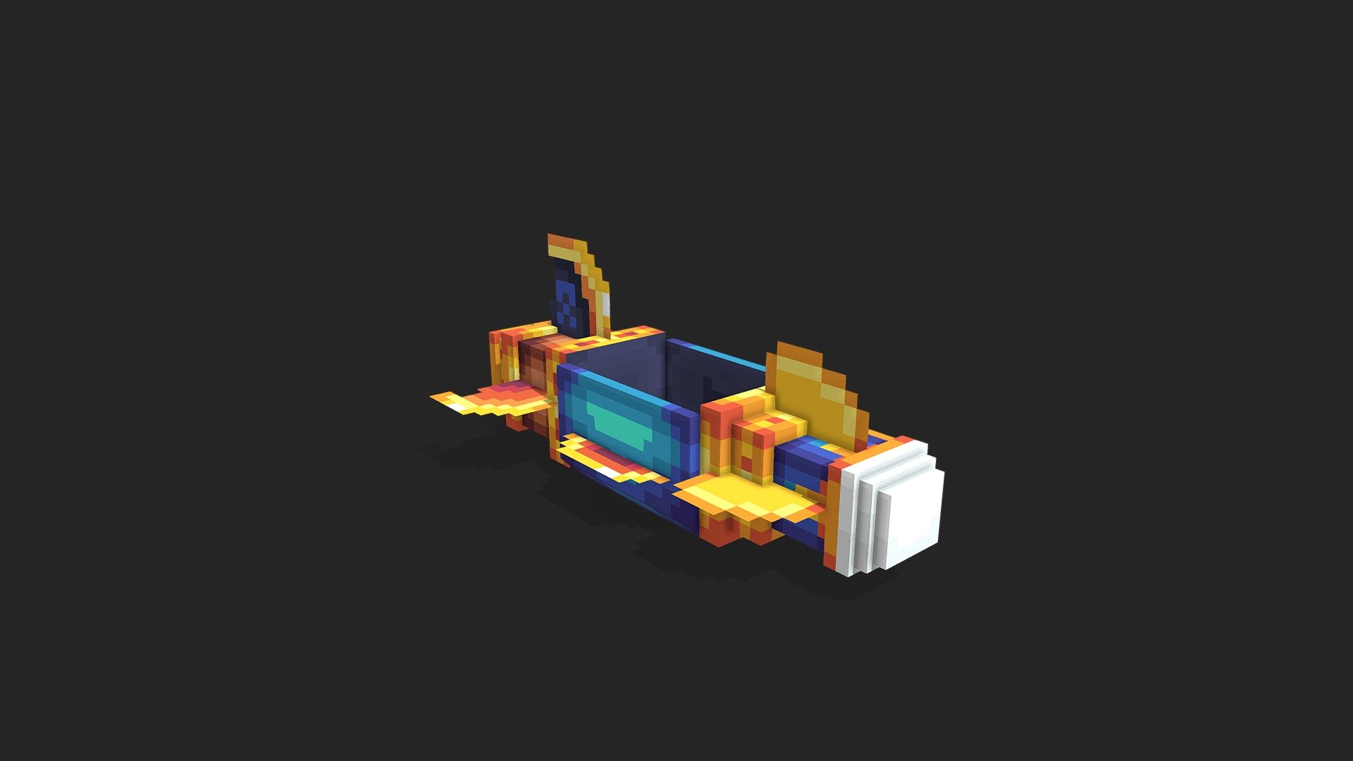 [ COMMISSION ] Astro Orbiter Rocket - 3D model by APYG [9872044 ...