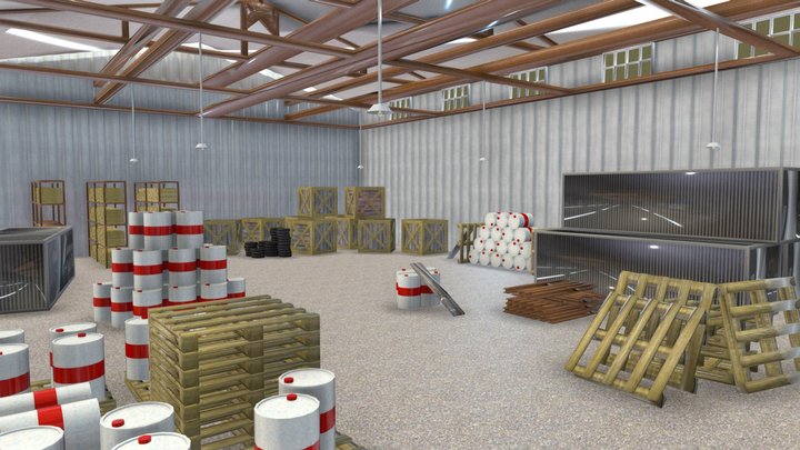 Warehouse 3D models - Sketchfab