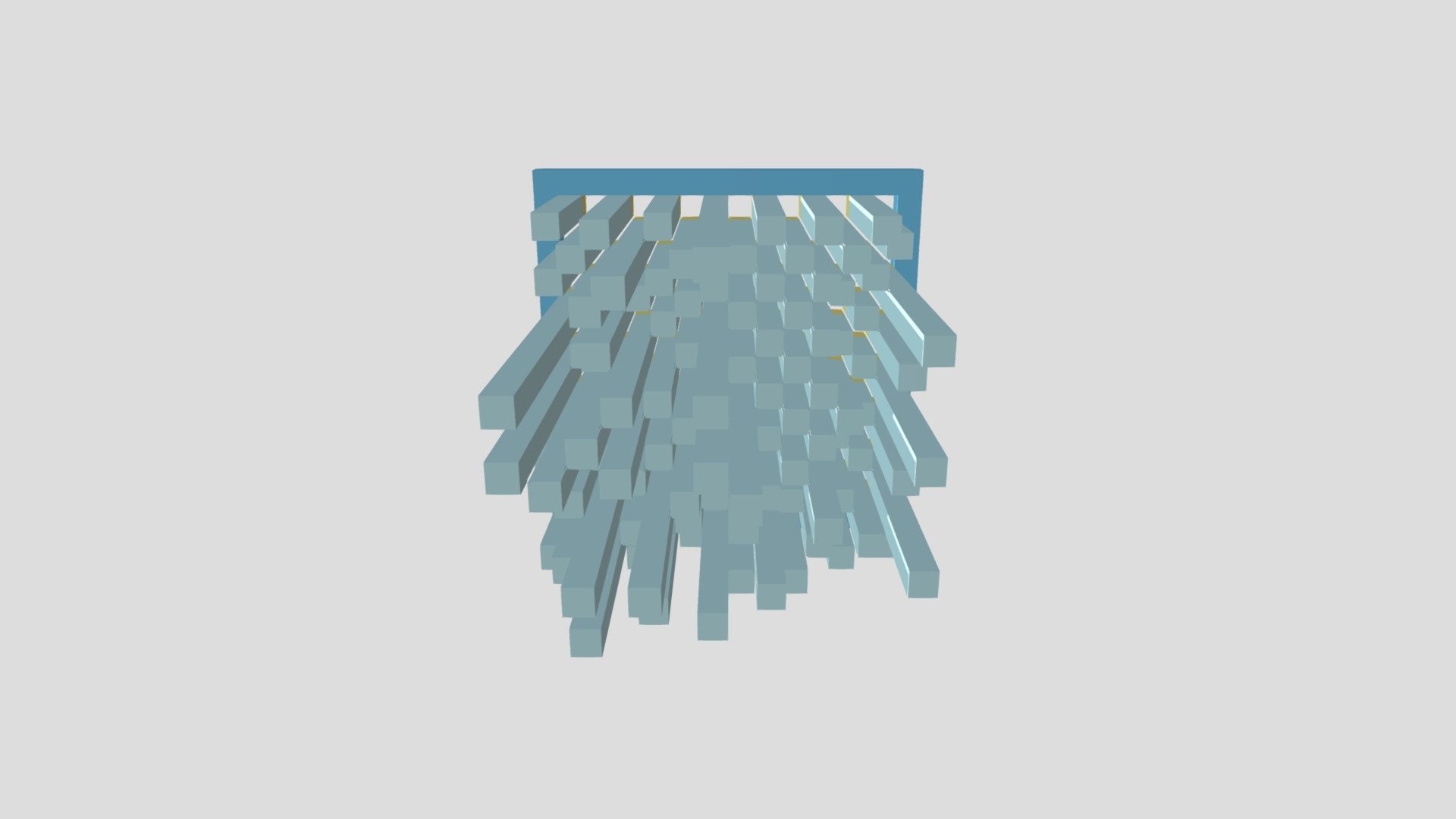蓝色城市 (Lán sè chéngshì) - Download Free 3D model by Mrs.X.A.YarnArt ...