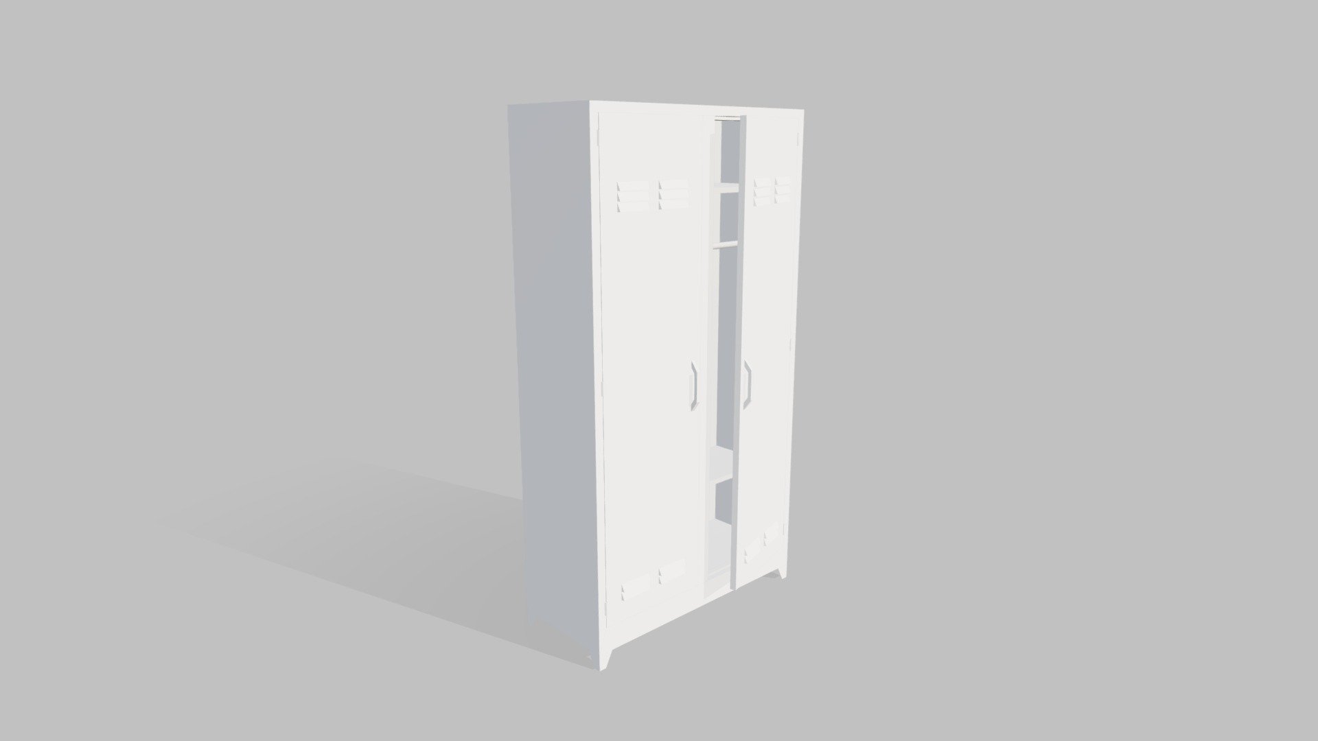 Lockers (Double) - Modelo 01 - 3D model by William Luque (@luquewilliam230) [987ad21] - Sketchfab