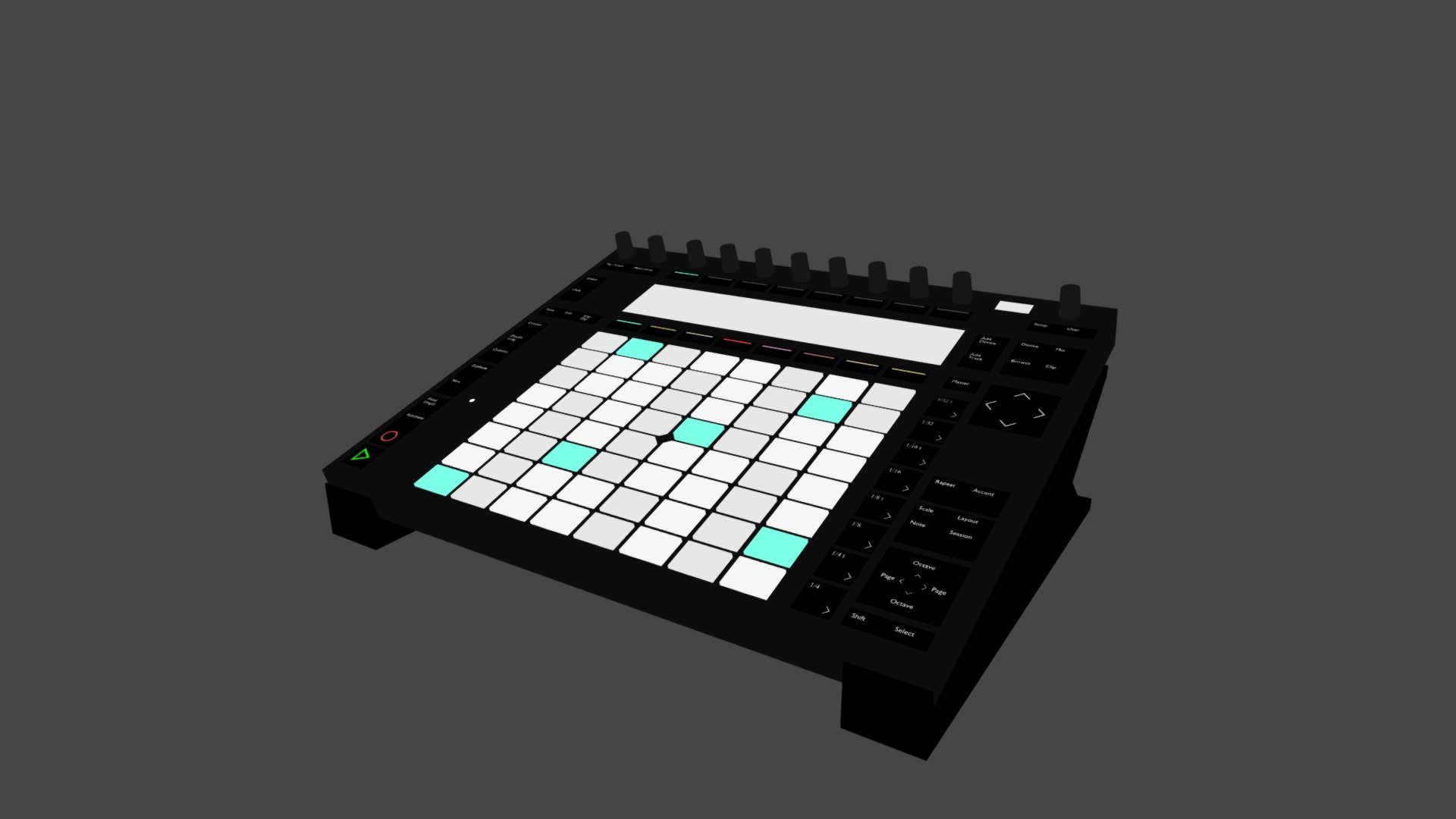 Ableton Push Music Controller - 3D model by robbierender [987b3db ...