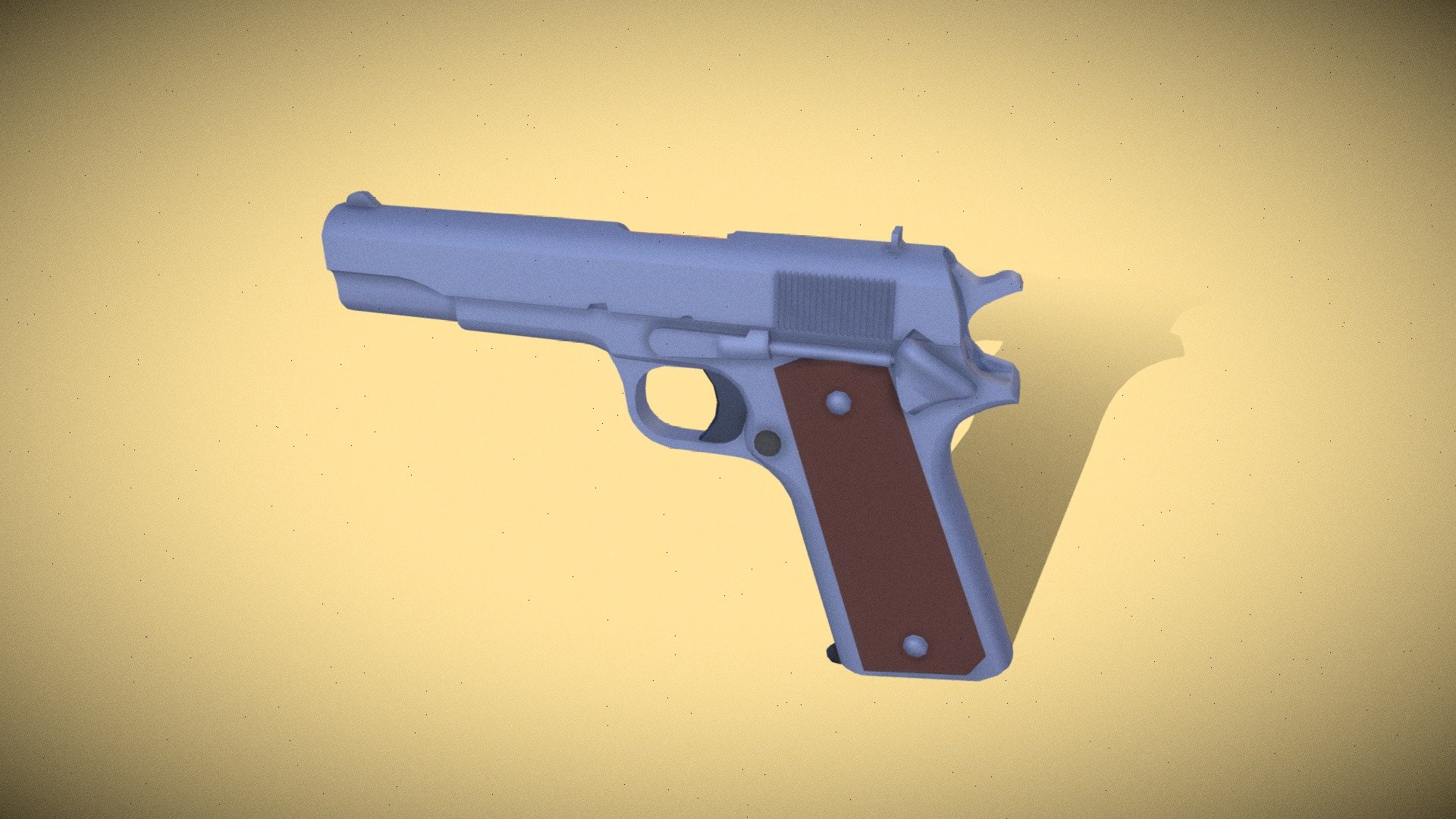 1911 Pistol - 3D model by snowkraft [987ca5e] - Sketchfab
