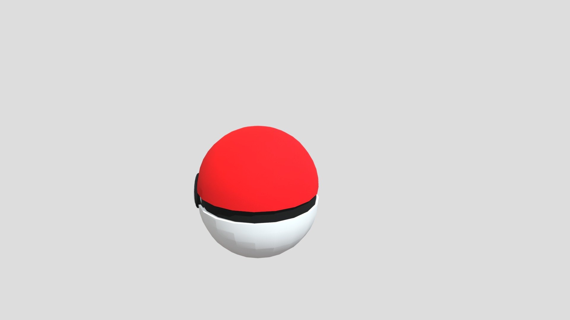 Finished Pokeball - 3D model by N.Henderson [987d1cf] - Sketchfab