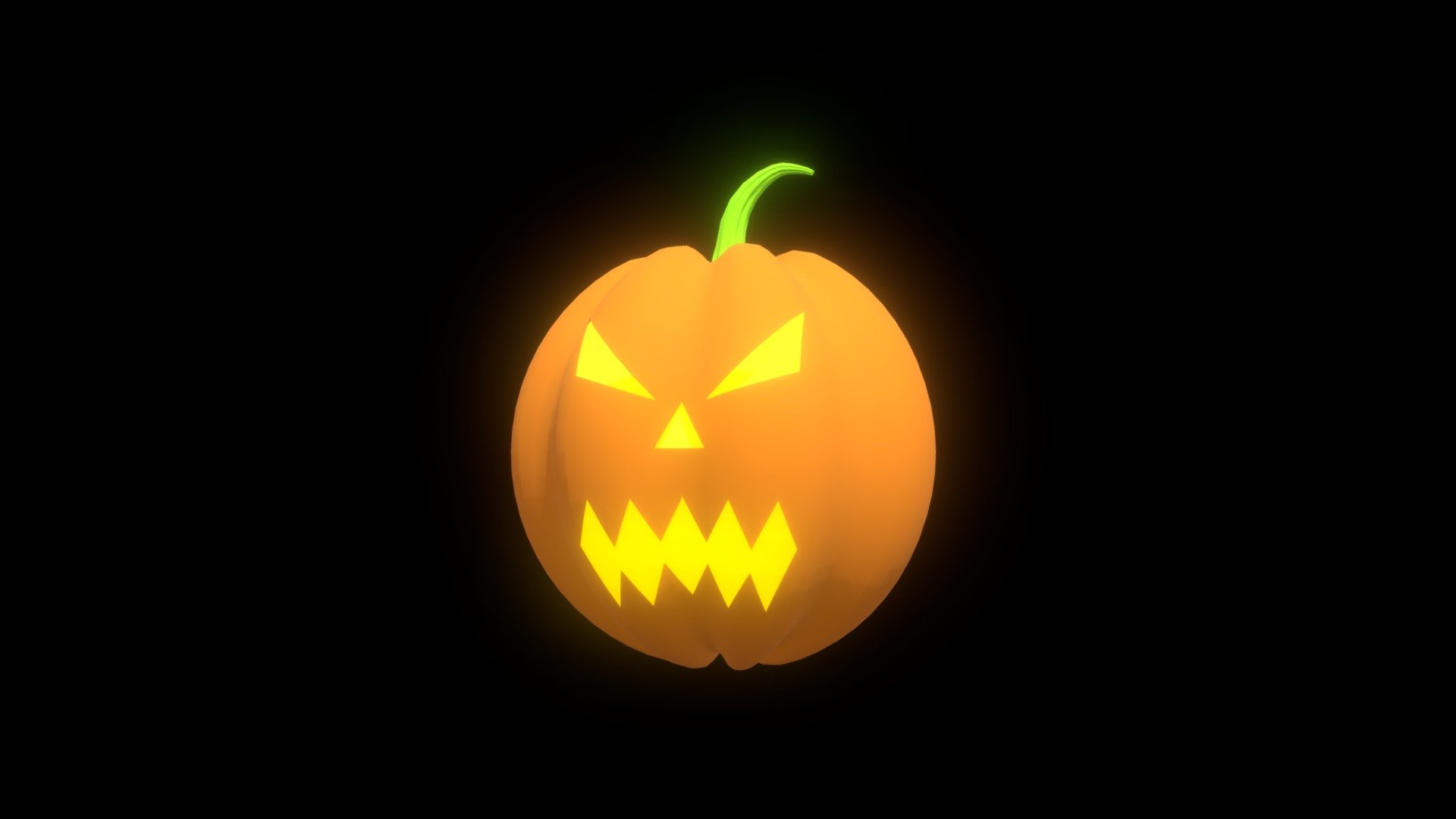 Low-Poly Pumpkin Angry - Download Free 3D model by MyUsernameIsGood ...