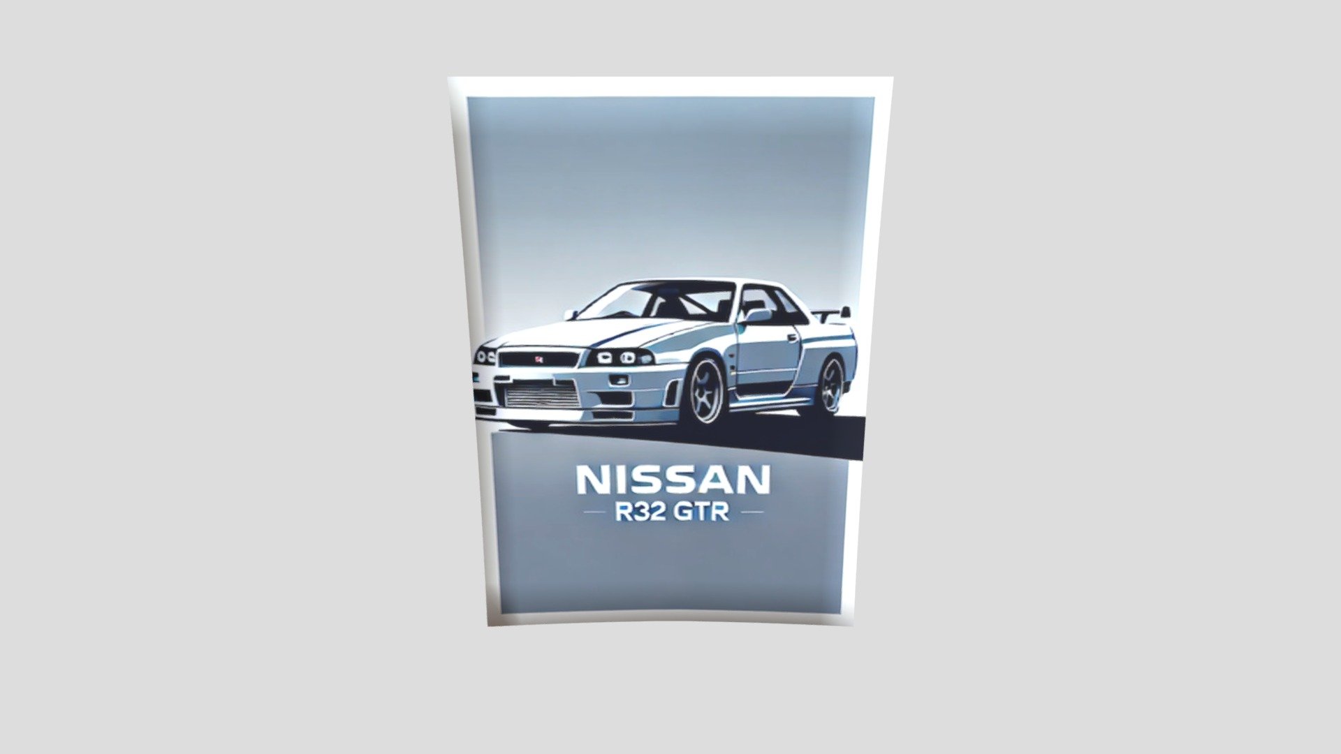 Nissan GTR R32 Poster - Download Free 3D model by SmoothiLoops [987f732 ...
