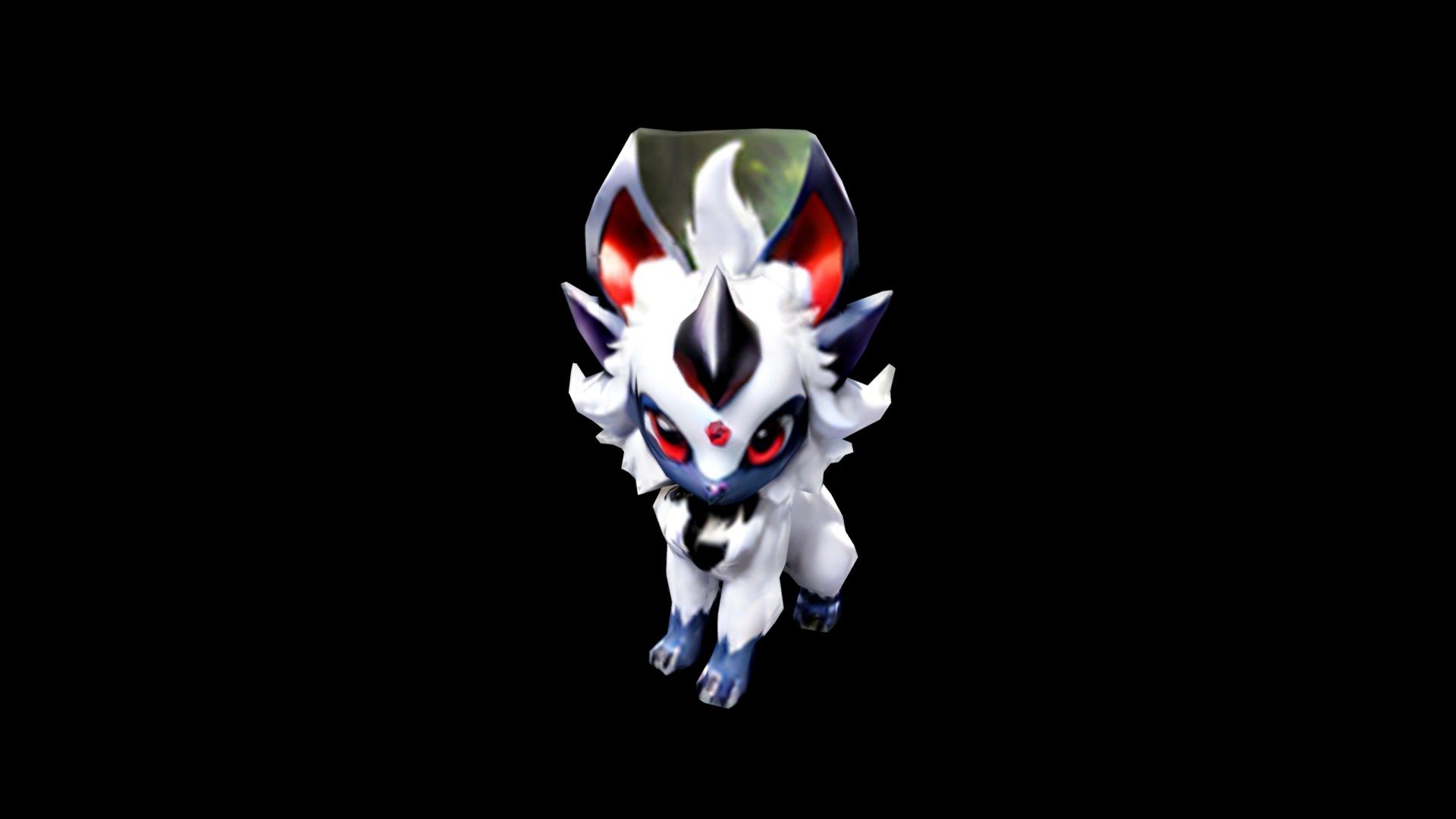 Pokémon card A white and red-furred pokémon with - Download Free 3D ...