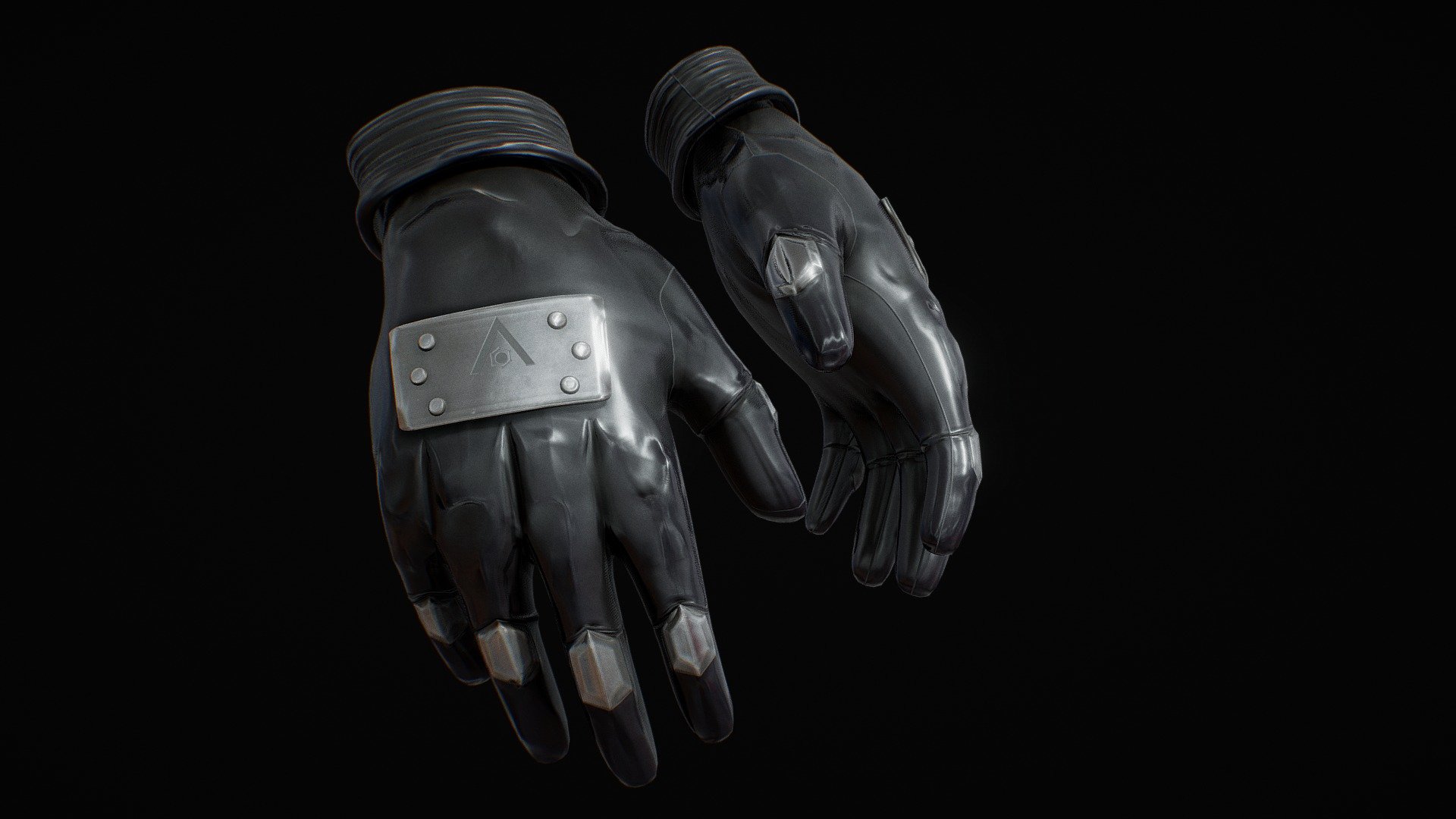 Leather Ninja Gloves - Buy Royalty Free 3D model by Isaack - Tacko The ...