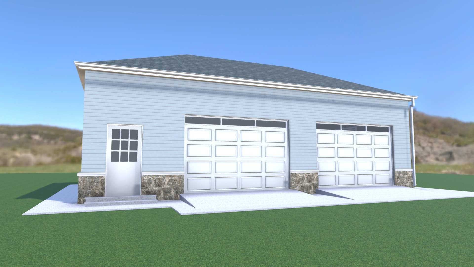 US Garage - 3D model by Virtual Teic (@dyb) [98826ff] - Sketchfab