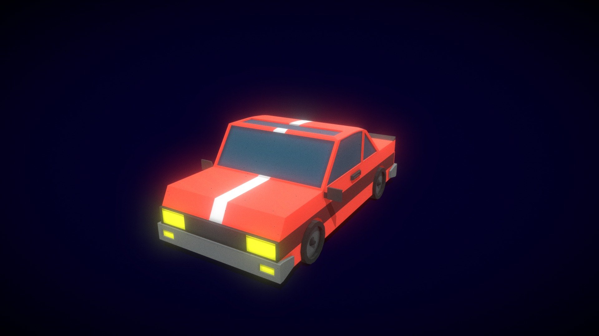 LowPoly Car -1 - Low Poly Free ! - Download Free 3D model by Matrixxy ...