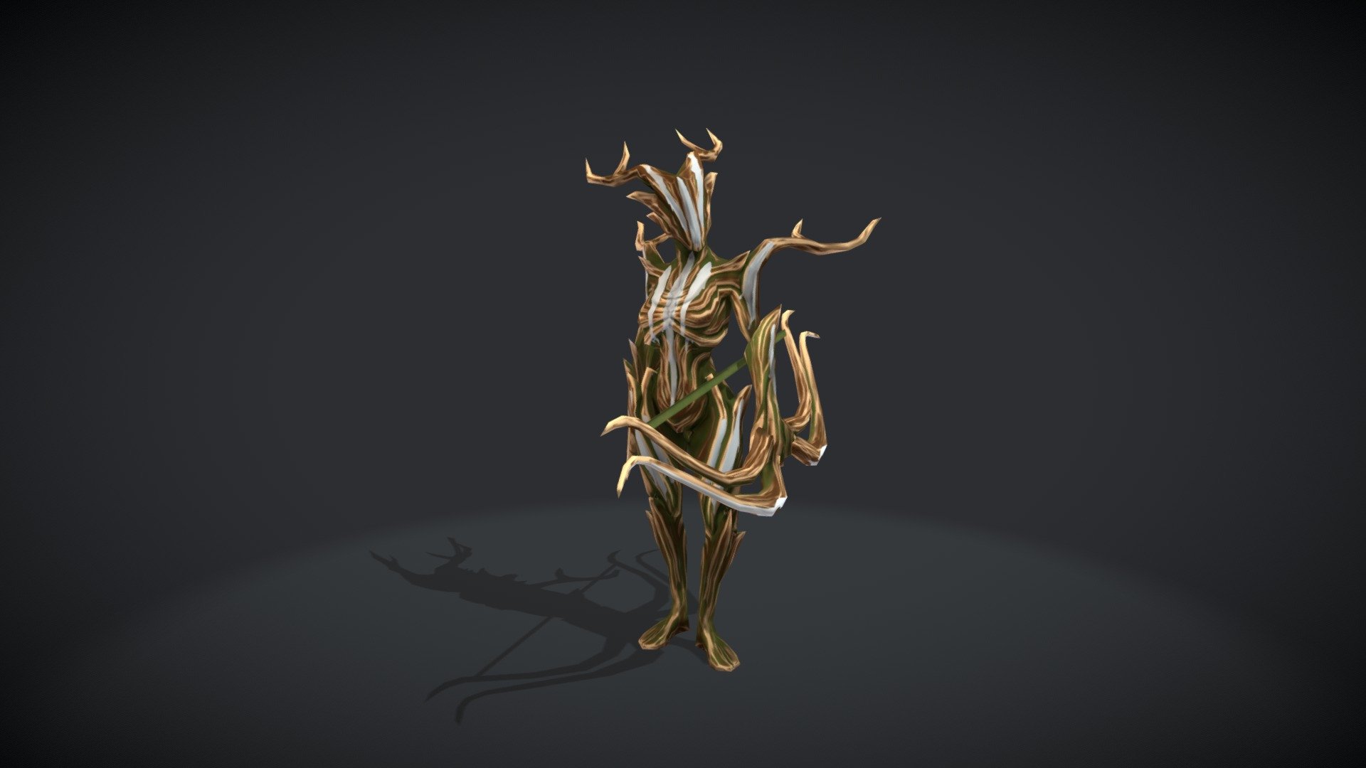 Dryad - Warparty - 3D model by Charlotte Crouzet (@CharlotteCrouzet ...