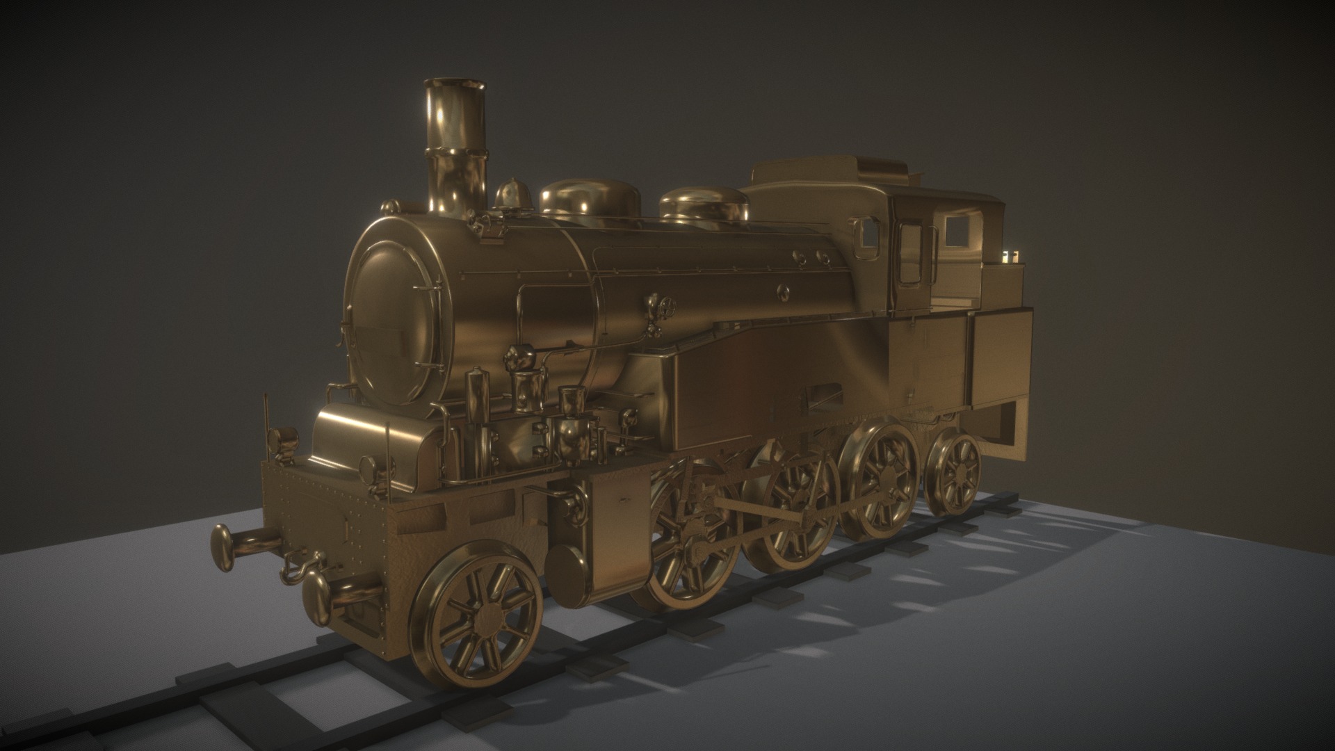 Steam Train - 3D model by Brave.Pixel [9884b2c] - Sketchfab