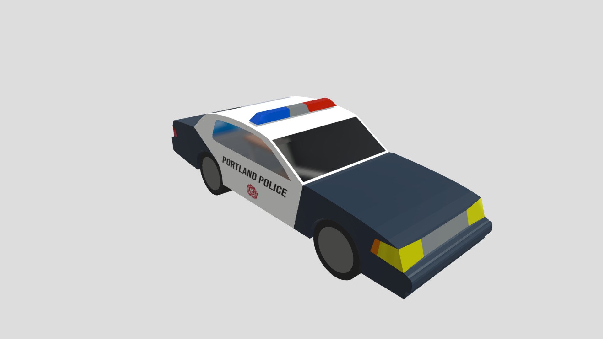 Portland Police Car from Grimm - Download Free 3D model by 42manako ...