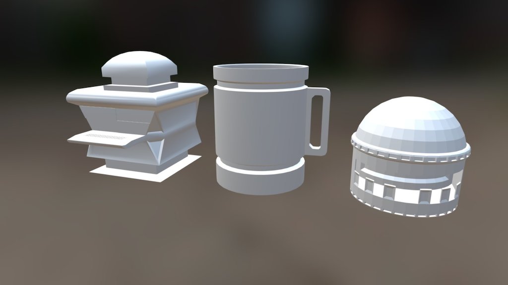 Mesh-modeling Fundamentals Exercise01 - 3D model by V001 [9886dfe ...
