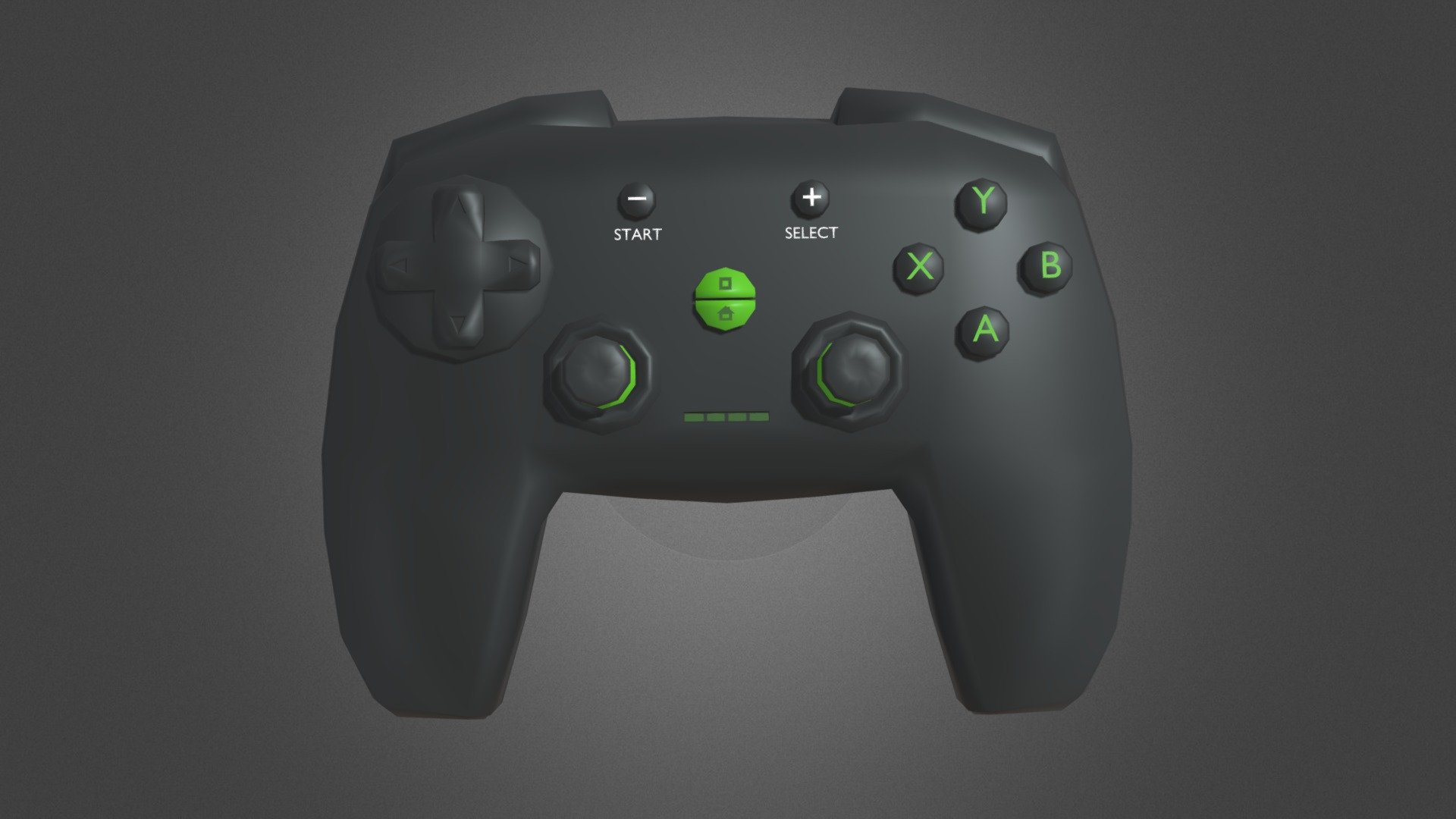 Game Controller - Download Free 3D model by Tidominer [9887e6b] - Sketchfab