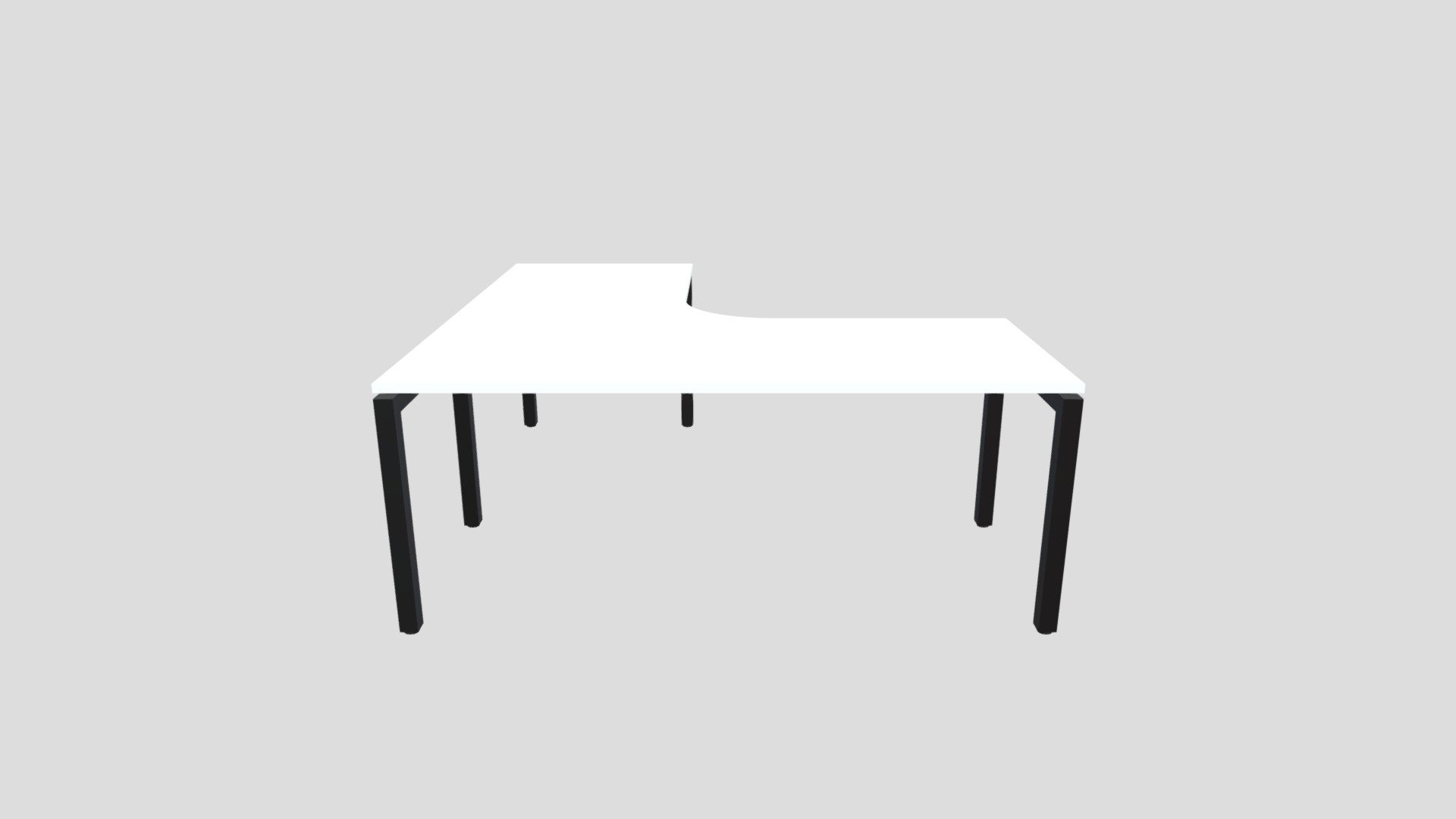 STEP L DESK - 3D model by Bowermans Commercial Furniture ...