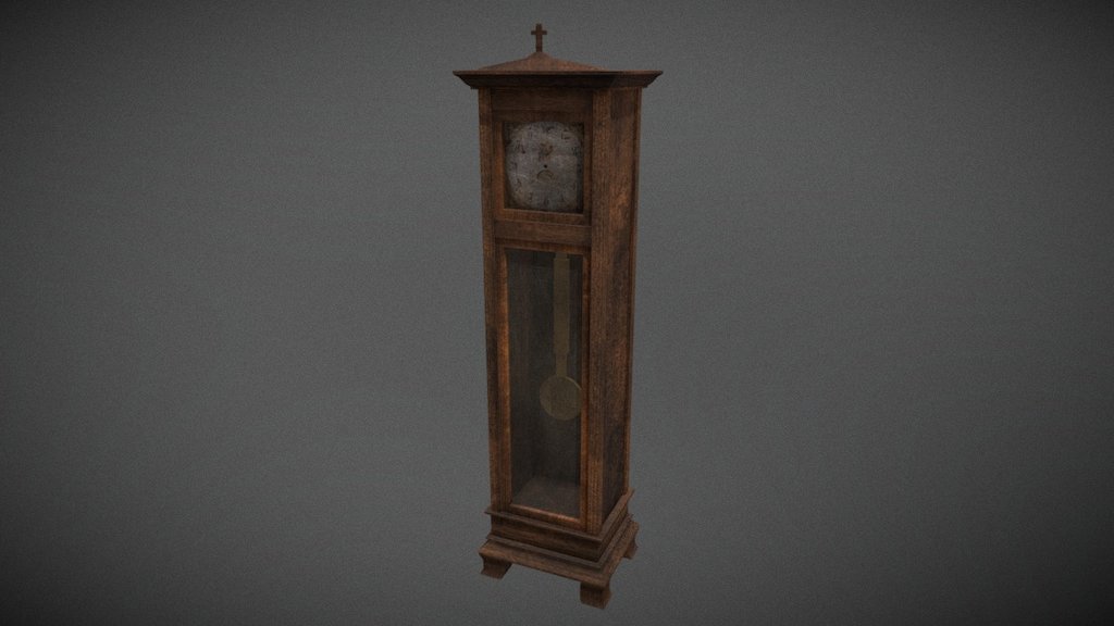 Antique Clock - 3D model by Yuhatan (@akamegane75874) [988a758] - Sketchfab
