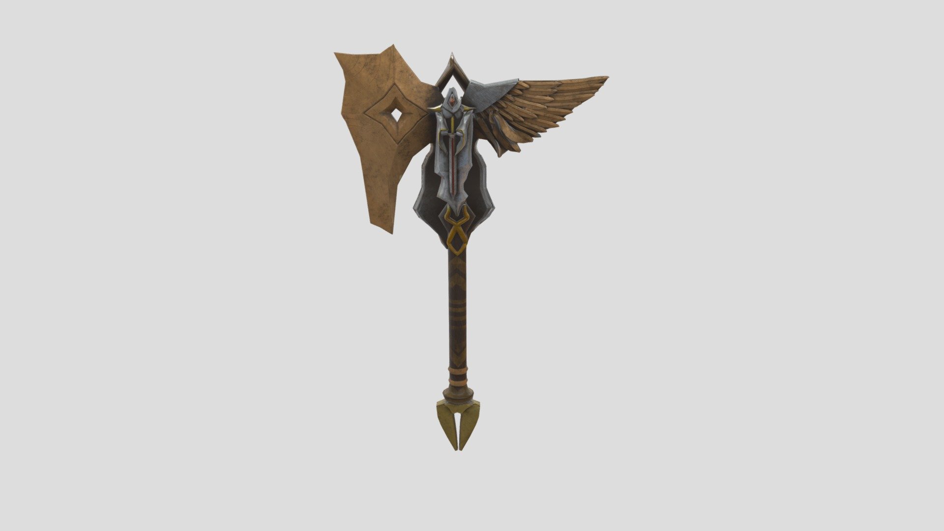 Celestial Axe - 3D model by DestinyCrutchley [988ad39] - Sketchfab