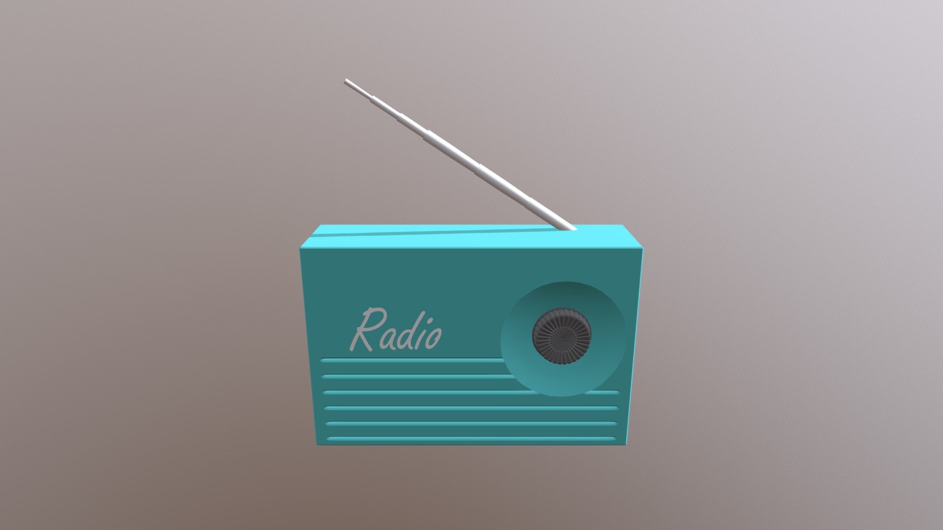 Rádio 3D - 3D model by KingofClubs [988ce93] - Sketchfab