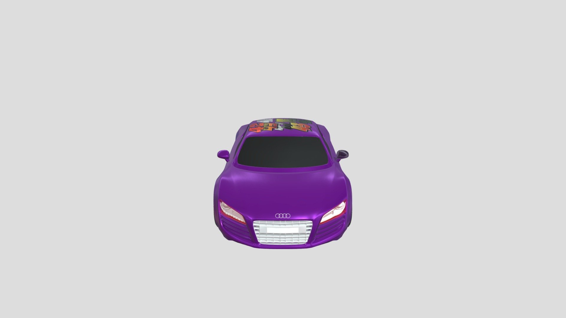 Ruz Audi R8 Vroom Vroom - Download Free 3D model by Brit Kids Digital ...