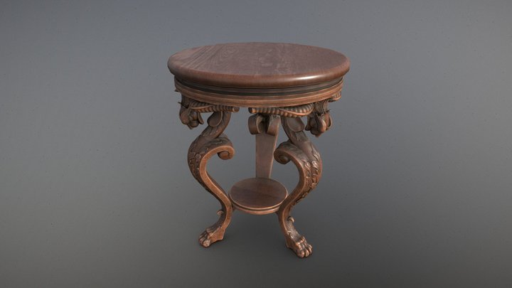 Antique-furniture 3D models - Sketchfab
