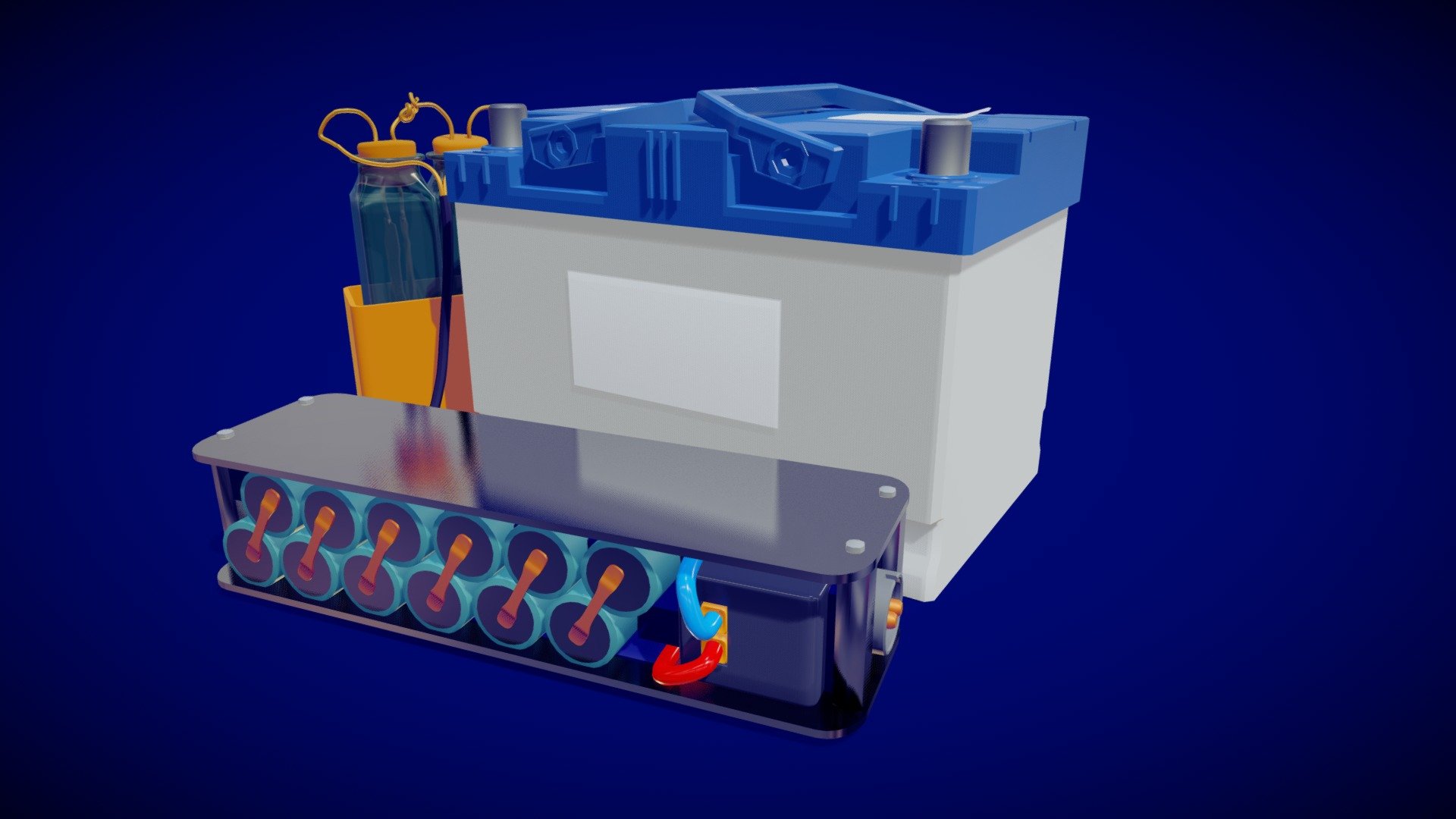 different batteries - Download Free 3D model by defiat11 [988fe6c ...