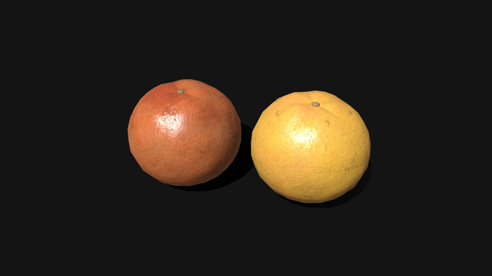 Grapefruit set Fruit - Buy Royalty Free 3D model by Clockwork Creations ...