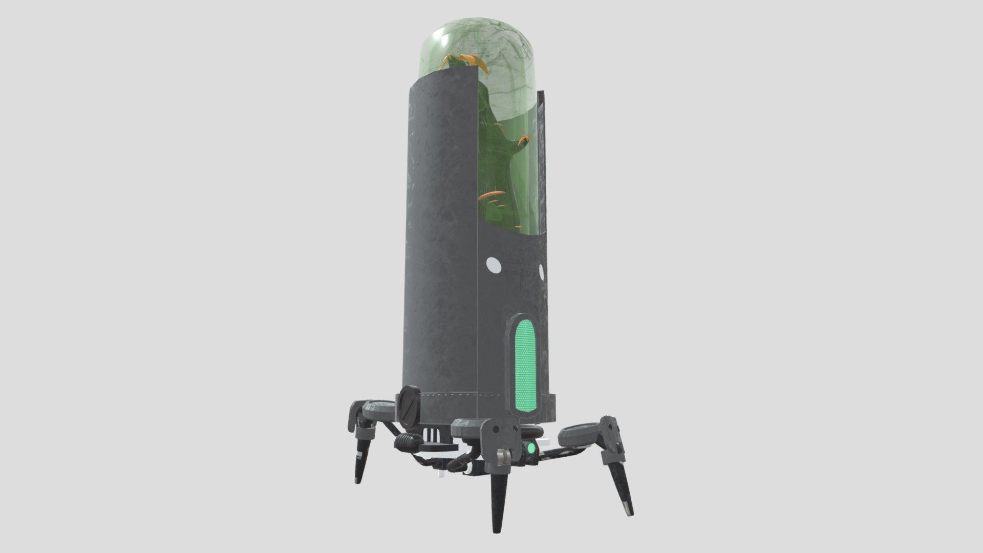 Terrarium robot v1 - 3D model by stxnger [989344a] - Sketchfab