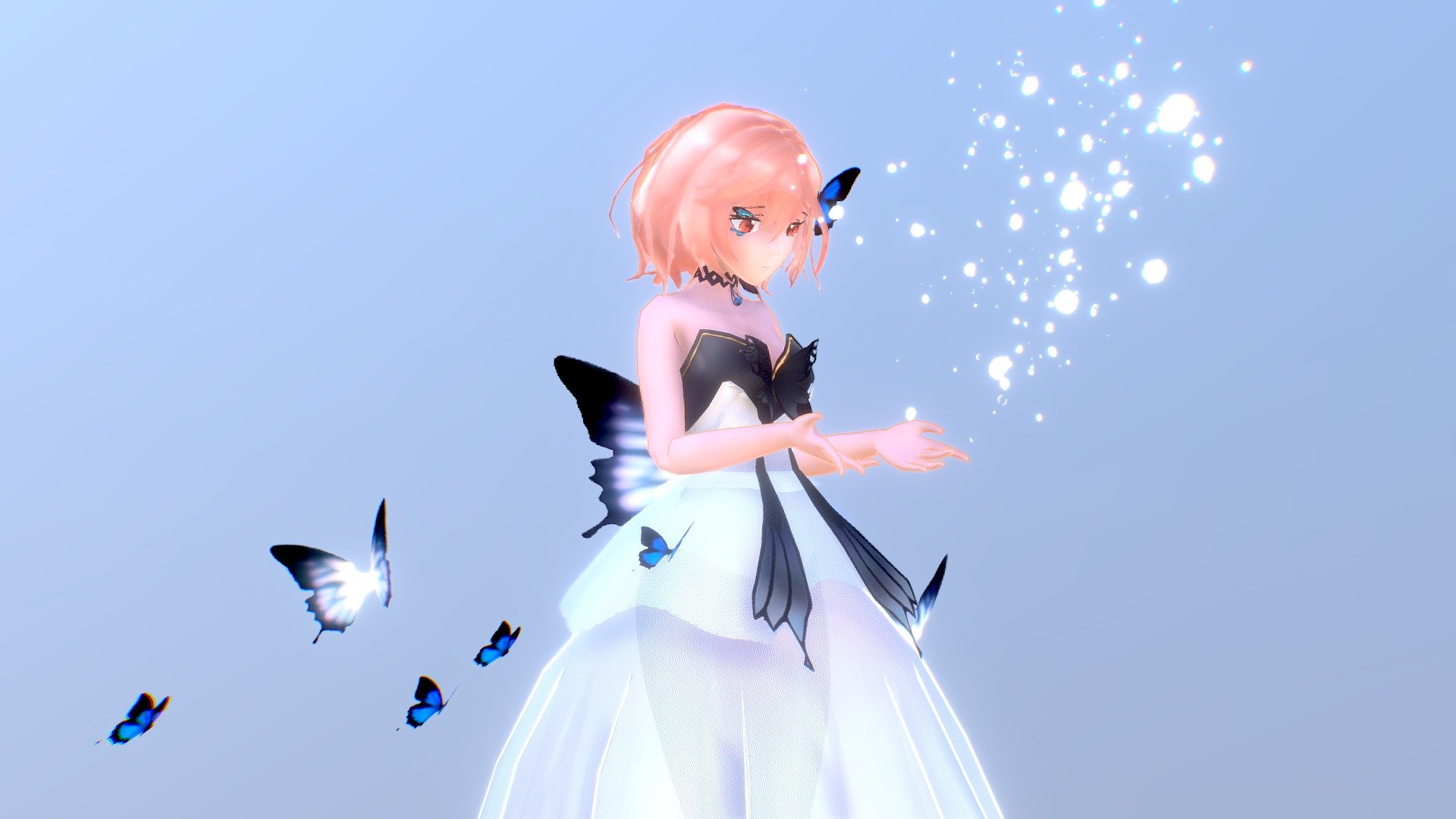 Butterfly - 3D model by Zaneroy [98937f9] - Sketchfab