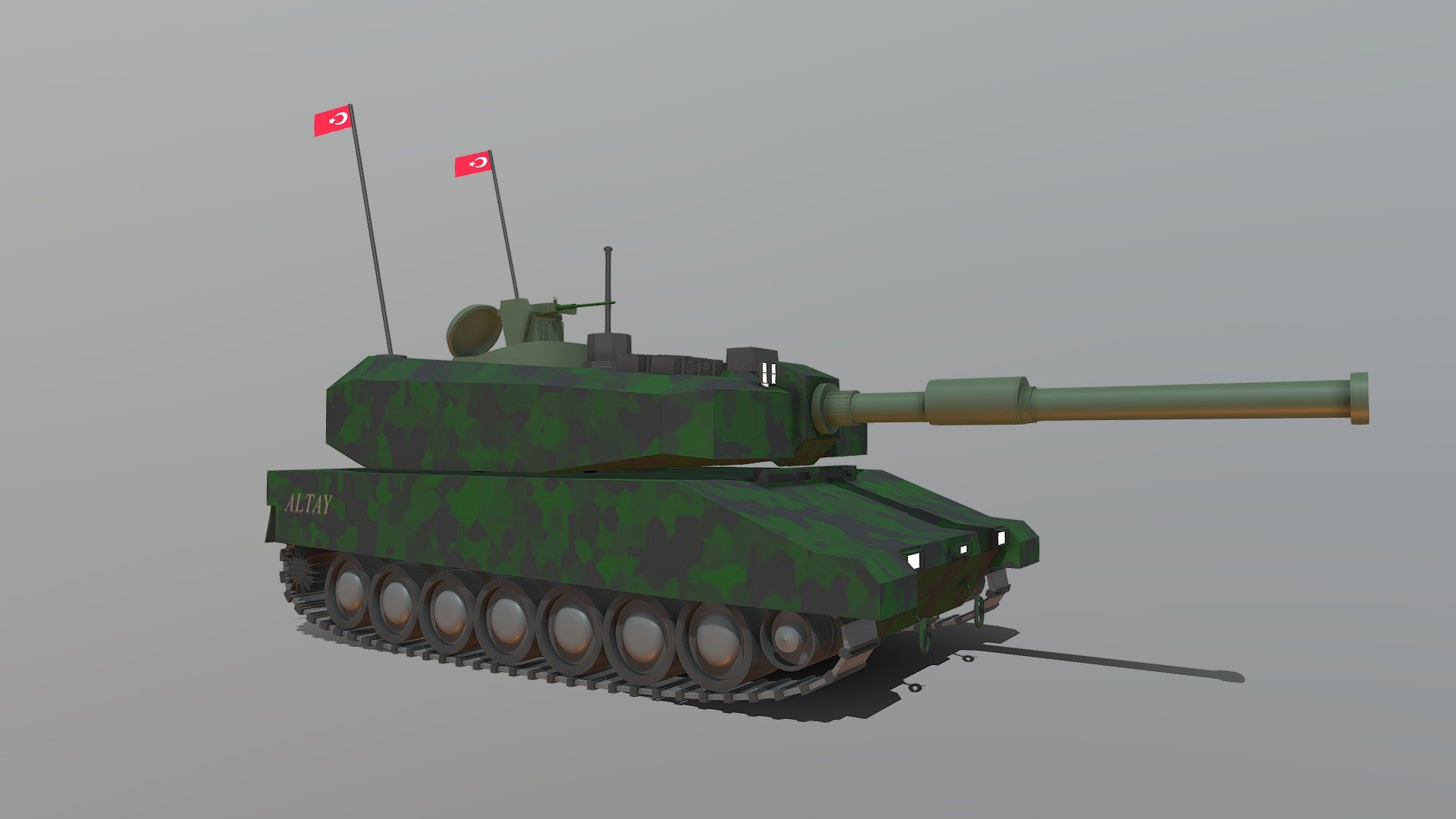 Turkish Altay Tank - Download Free 3D model by Kellot [989a8de] - Sketchfab