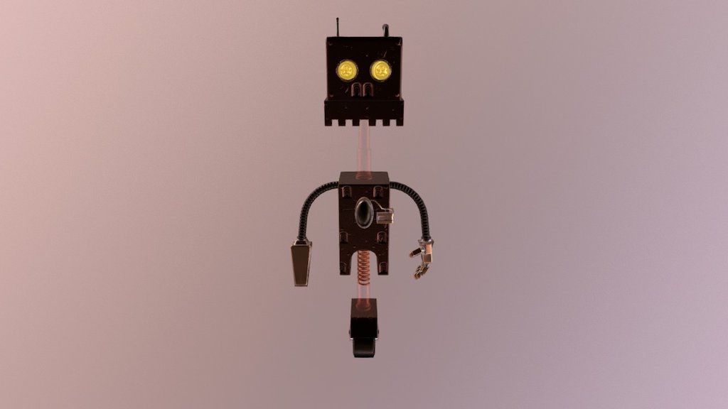 Robot Guy Texture - 3D model by NeonTetra [989af8b] - Sketchfab