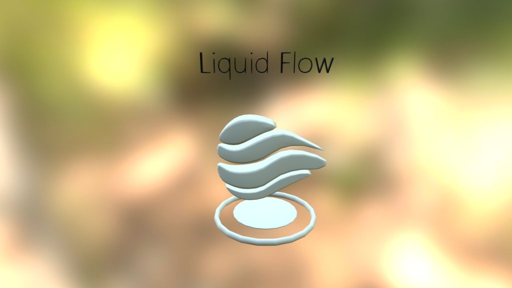 Liquid Flow - 3D model by E-spaces [989d019] - Sketchfab