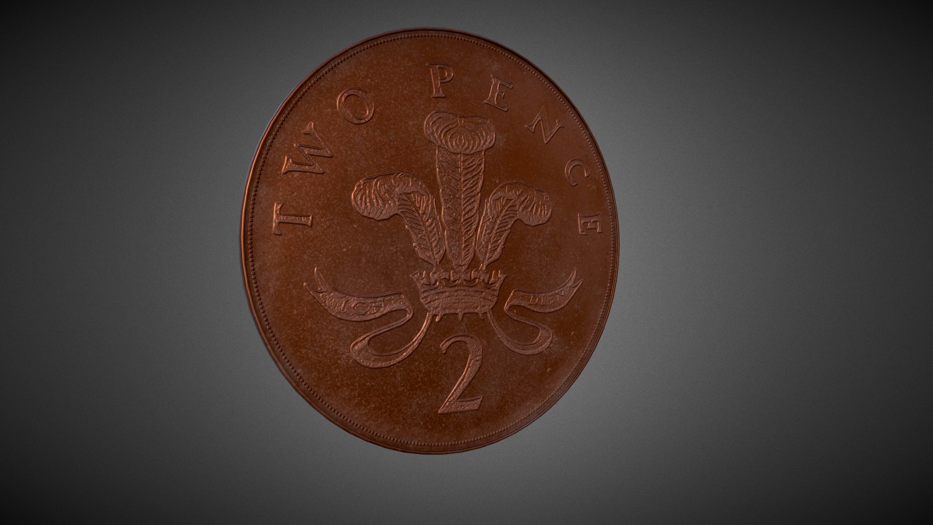 2p Coin - 3D model by George Mawby (@GeorgeMawby) [989d61c] - Sketchfab