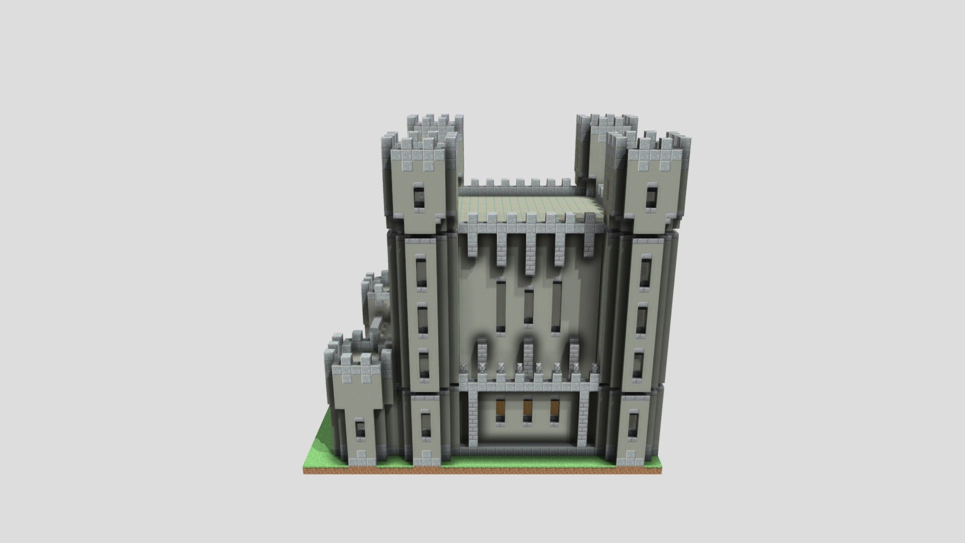 gray-castle - Download Free 3D model by madexc [989dd03] - Sketchfab