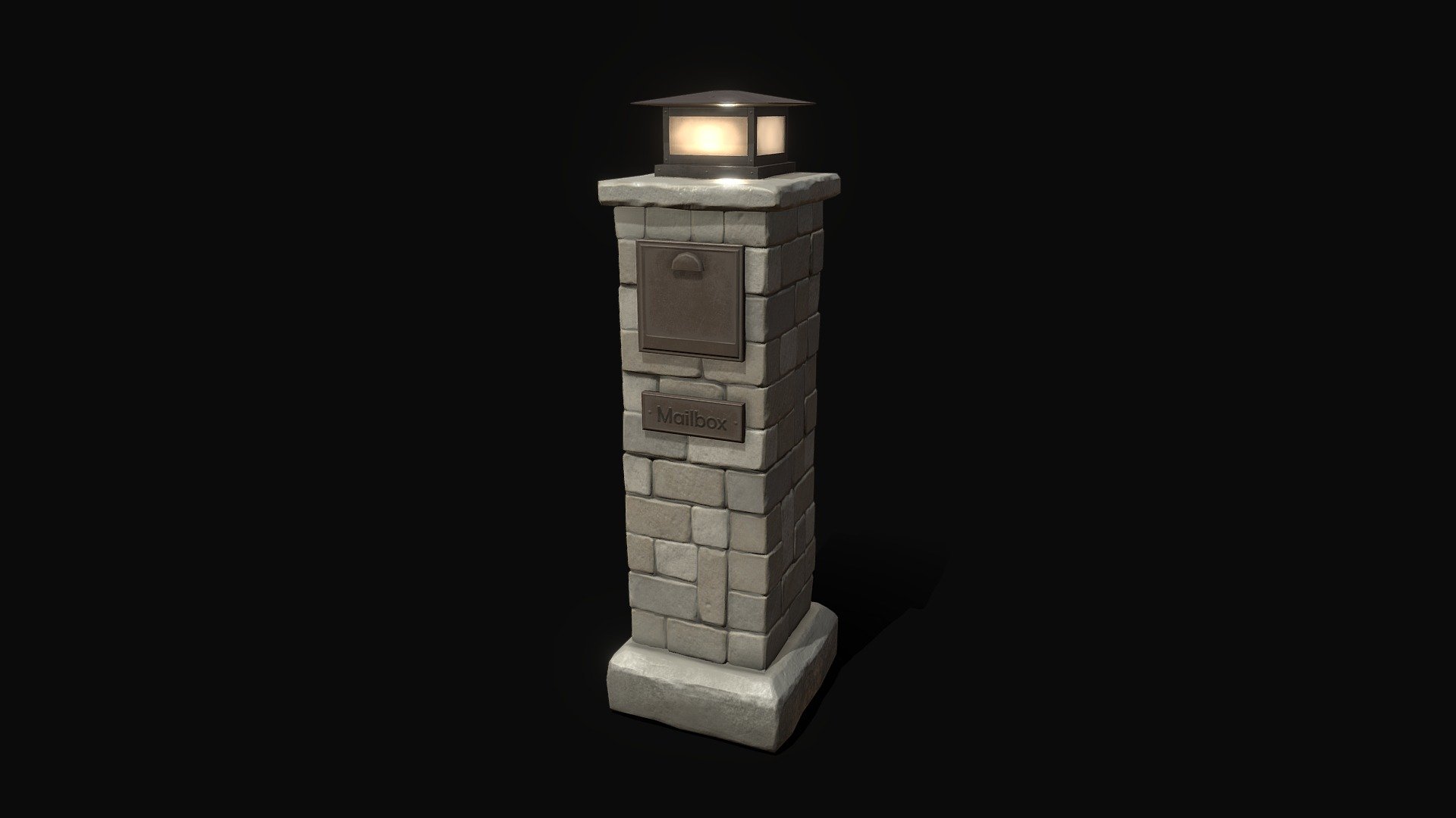 Mailbox - 3D model by Karmellime [98a1506] - Sketchfab