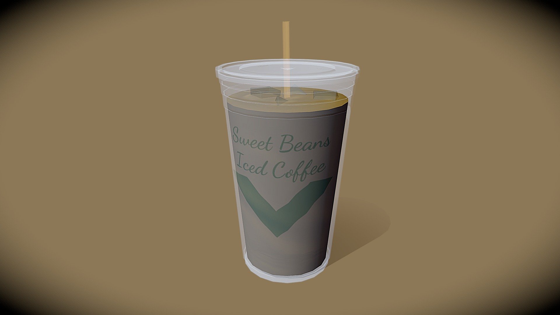 Iced Coffee - 3D model by Crystal (@CrystalB) [98a2259] - Sketchfab