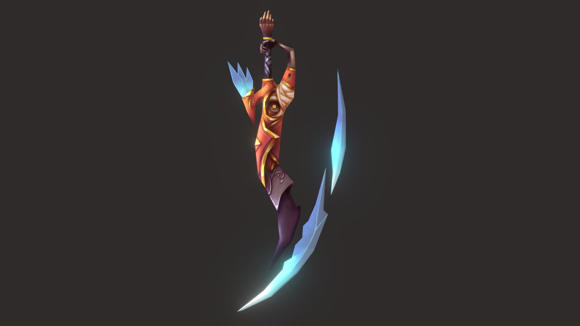 Fanatasy sword - 3D model by minhnguyen2k [98a263c] - Sketchfab