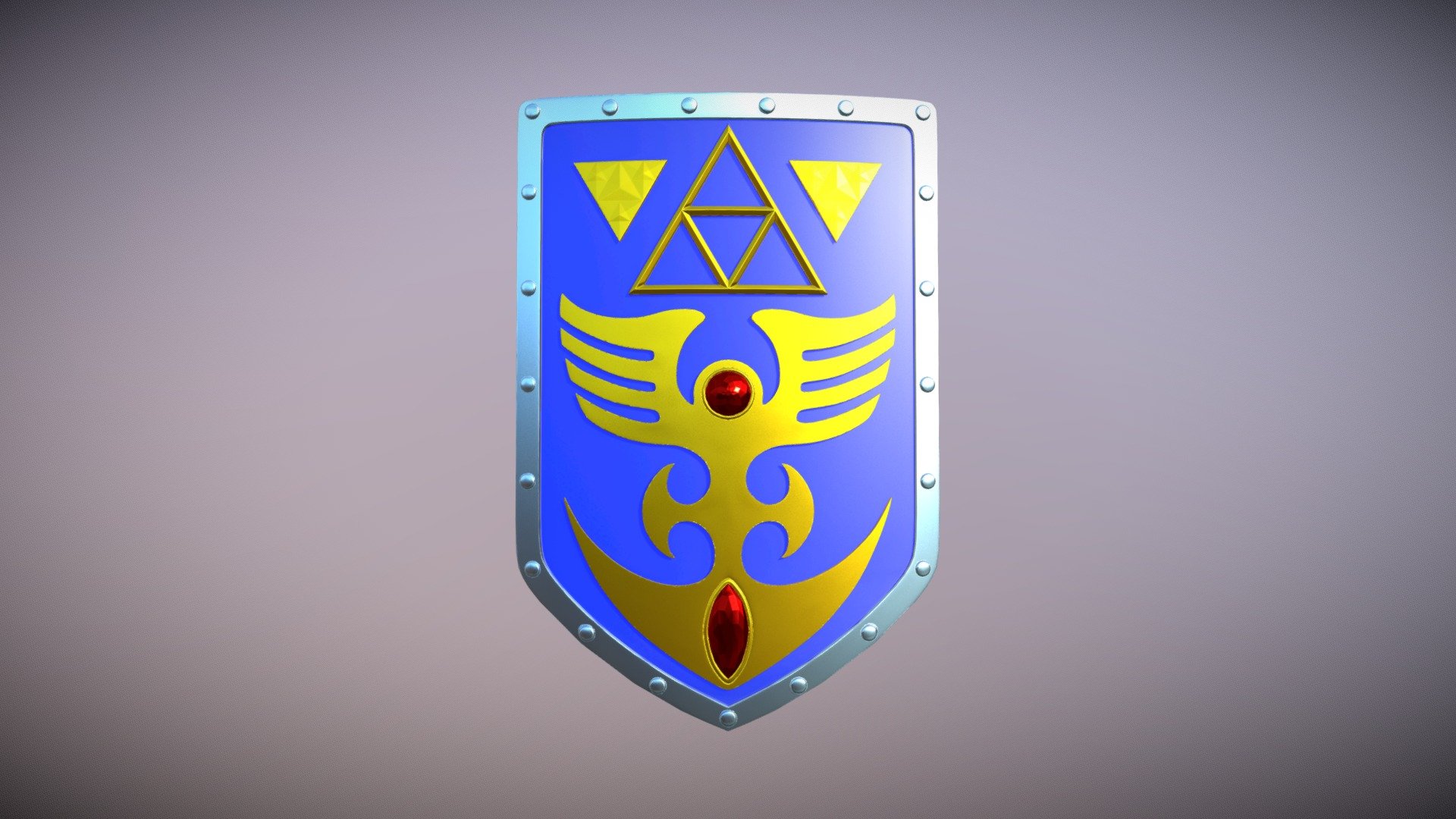 Fighter's Shield - 3D model by Navillus (@Navillus001) [98a2de7 ...