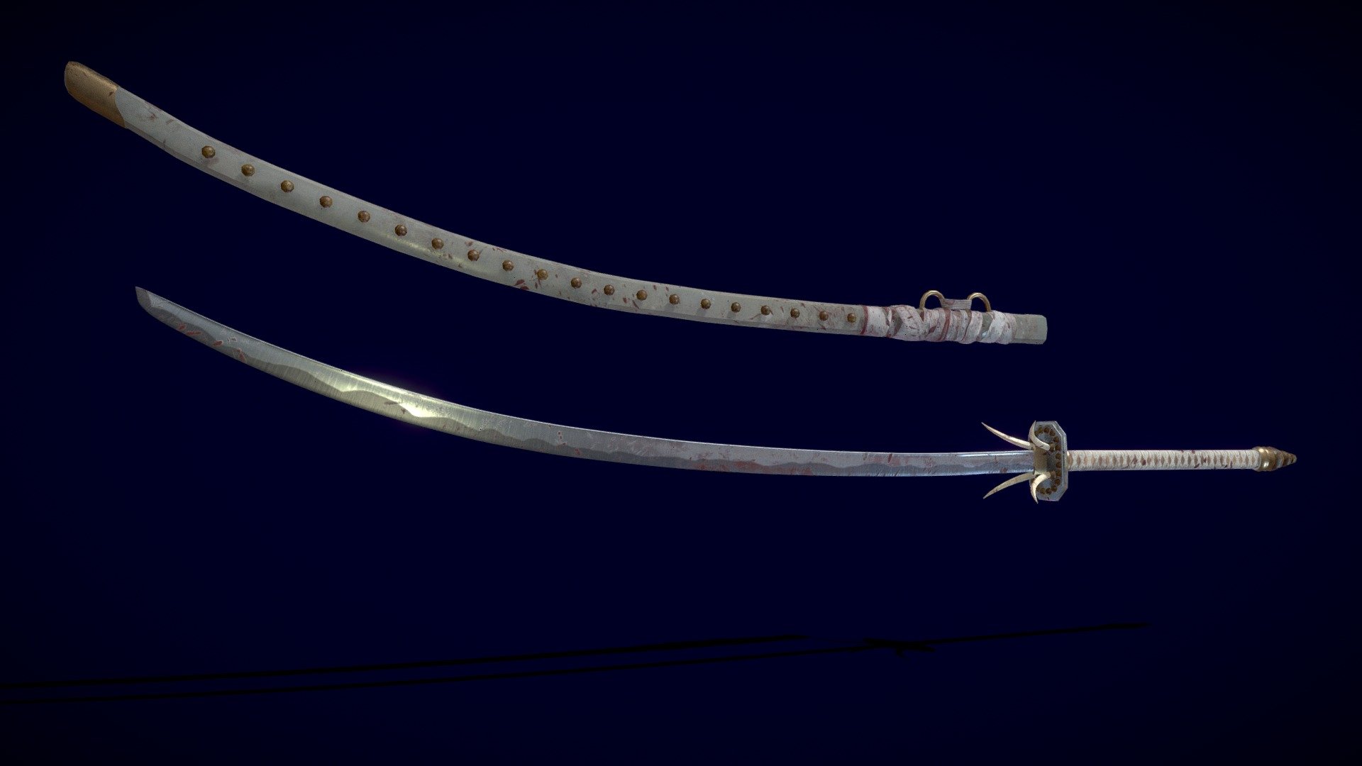Nodachi - Download Free 3D model by barbodoji [98a3b1c] - Sketchfab