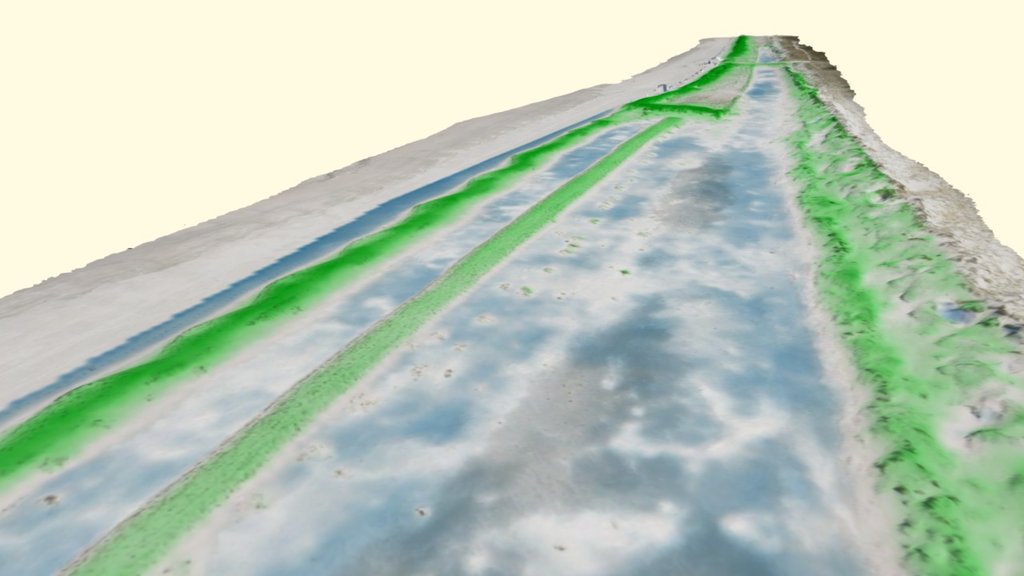 (ENG) Spanjaards Duin Sedimentation Erosion - 3D model by Shore ...