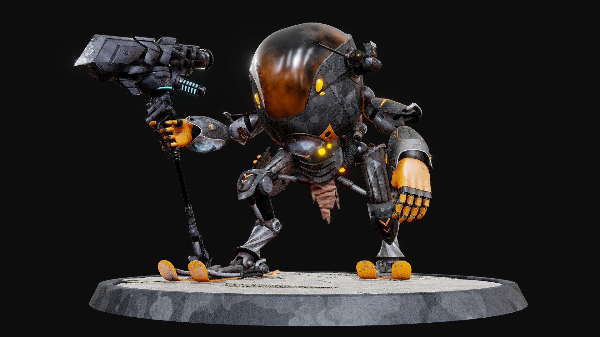 Mecha XBP-XIV / Steel Squad - 3D model by Pegeault baptiste (@xbp28 ...