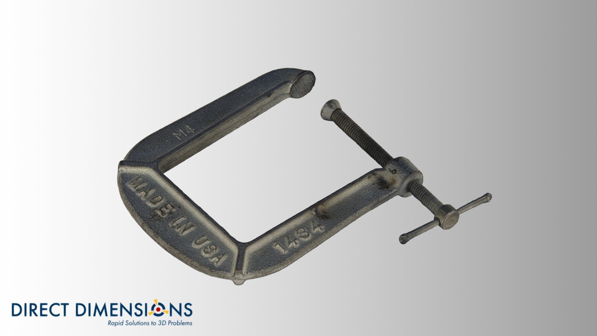 C Clamp 3d Model By Direct Dimensions Dirdim [98a527a] Sketchfab