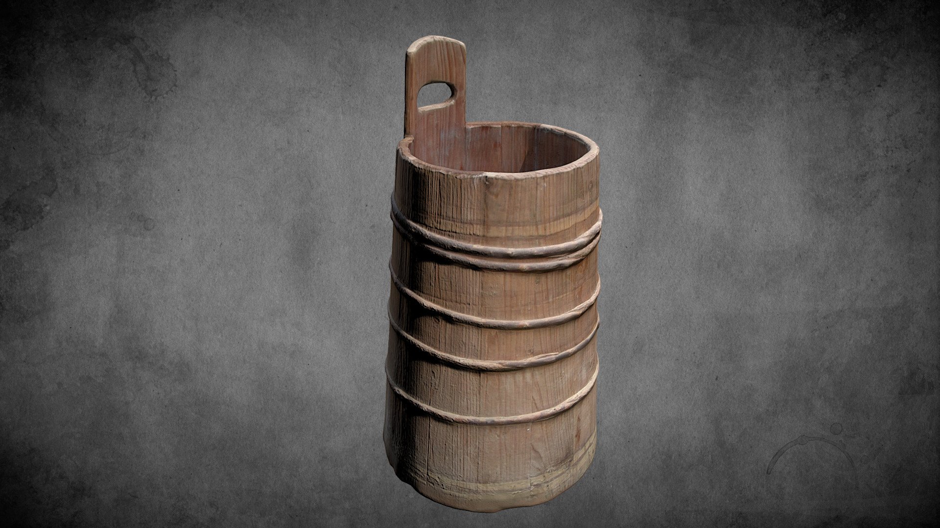 Holzbottich - wooden vat - Download Free 3D model by Mario_Wallner ...