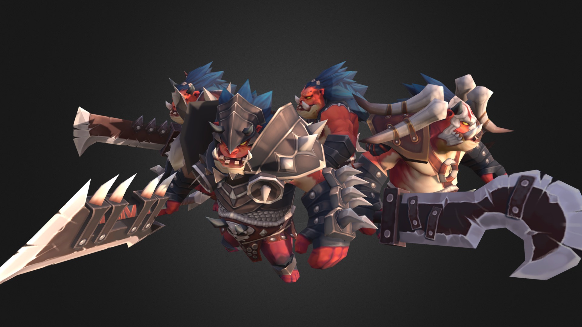 Orc Warrior - 3D model by Hit (@sihalee74) [98a63a9] - Sketchfab