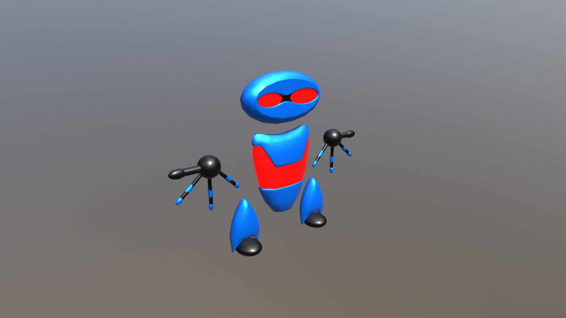 Simple Robot Character - 3D model by RobertTaylerNorthbrookCollege ...