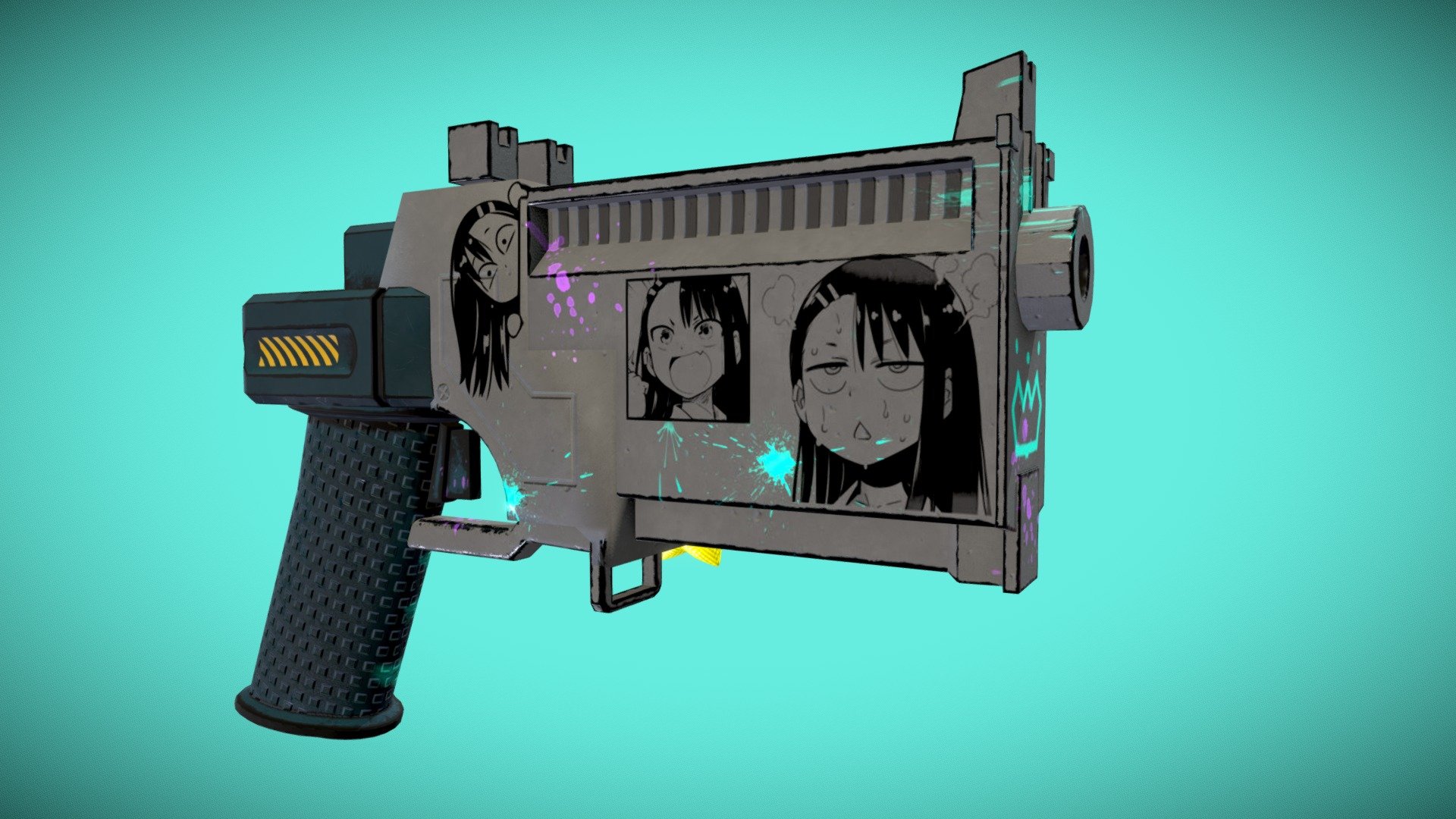 Stylized gun - 3D model by godzirra (@utug.wow) [98a70a5] - Sketchfab