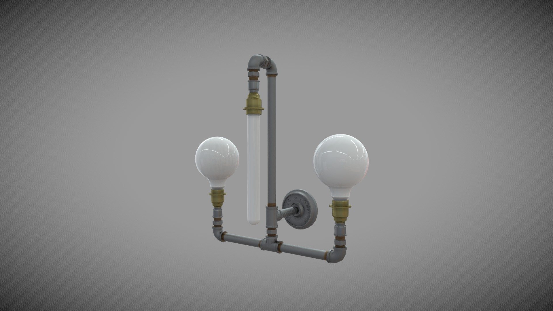 Edison Wall Light - 3D model by jboynton [98a76ae] - Sketchfab