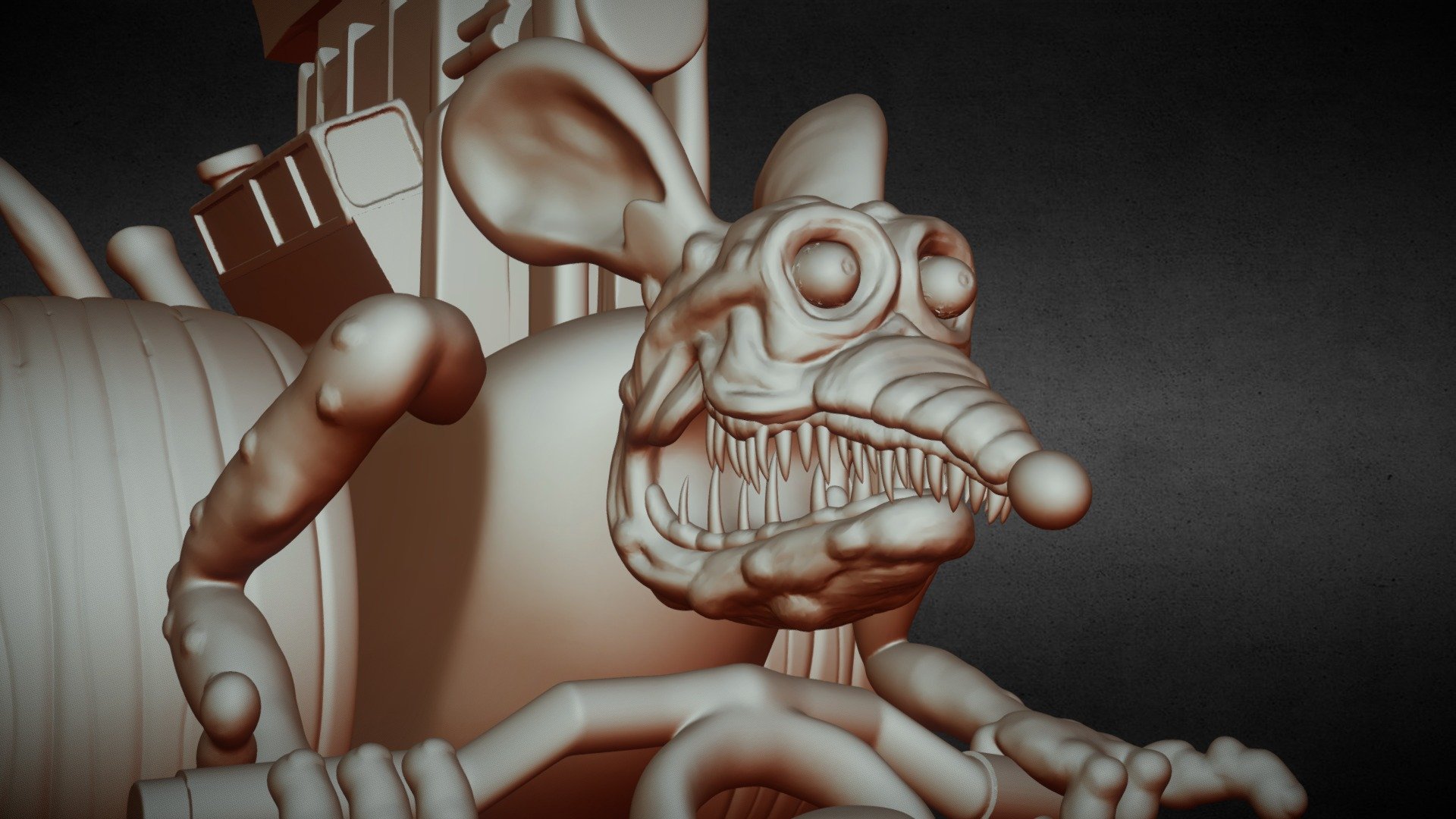 Day 31 Rat Power #Sculptjanuary19 - Buy Royalty Free 3D model by ...