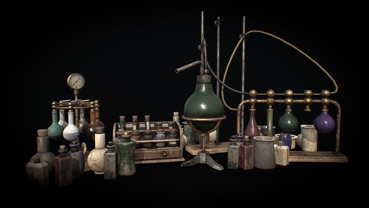 Laboratory 3D models - Sketchfab
